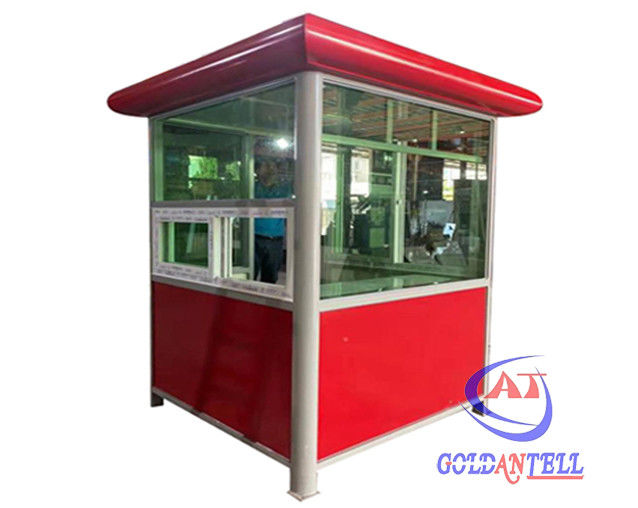 Long Life Outdoor Security Guard Booth For Ticket Office Parking Lot ...