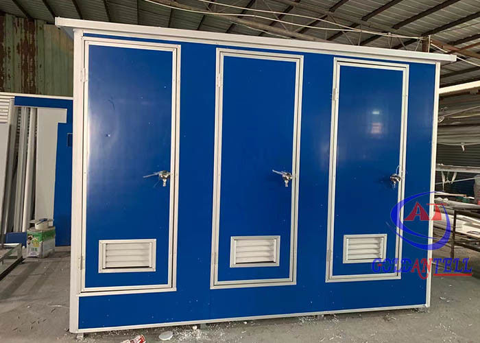 1.1 X 3.0 X 2.3 Meter Three Person Toilet Shower Room Movable Outdoor ...