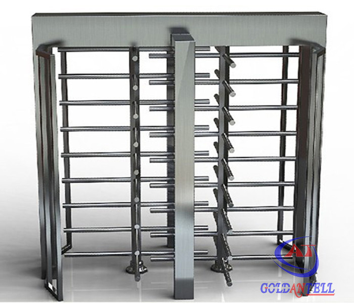 316 / 304 Stainless Steel Access Full Height Turnstile For Prison ...