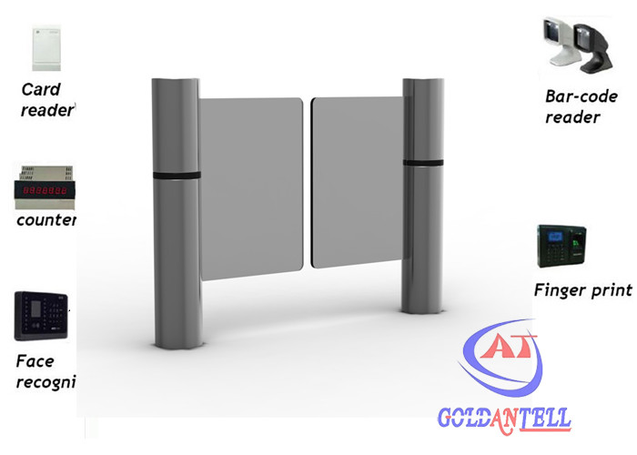 CE automatic office entrance gate security systems in all electric ...