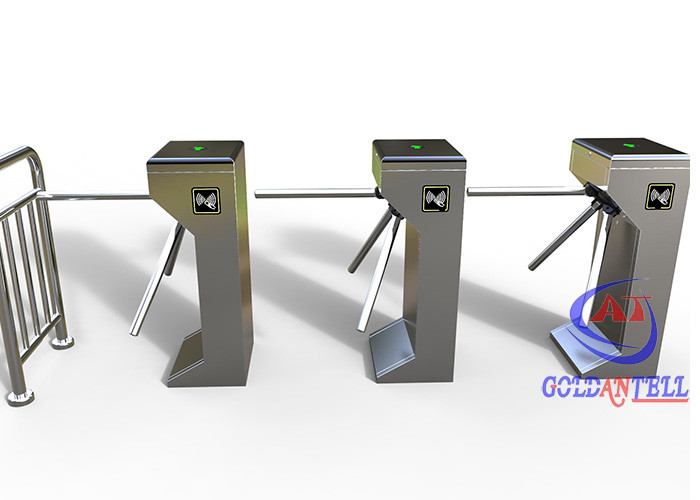 Bi Directional Revolving Door Turnstile With NFC Passage Entrance ...