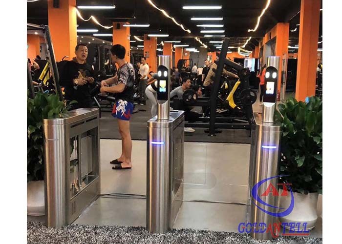 Qr Code Door Access Control Sport Turnstile Temperature Rfid Multiple