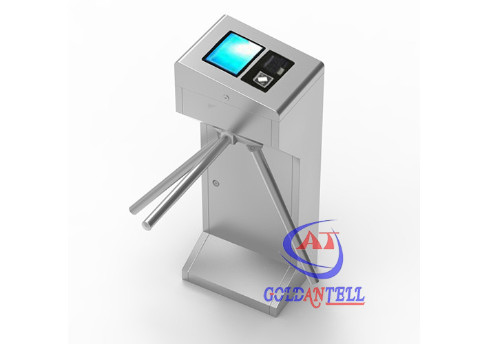 Gynasium entrance vertical full-auto tripod turnstile / nfc card face ...