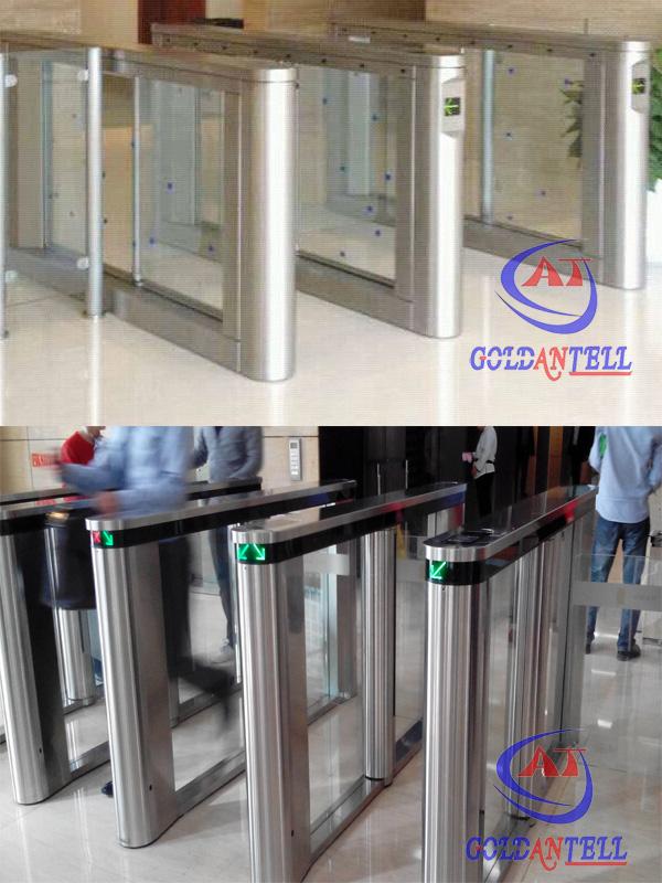 rfid remote pedestrian gate Half Height Turnstiles access control for ...