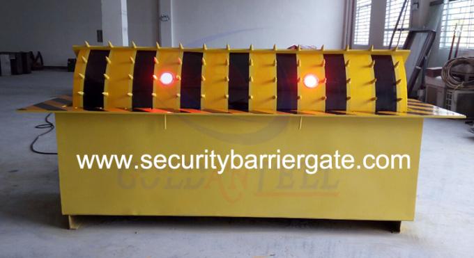 Automatic Hydraulic Road Blocker with LED Traffic Light
