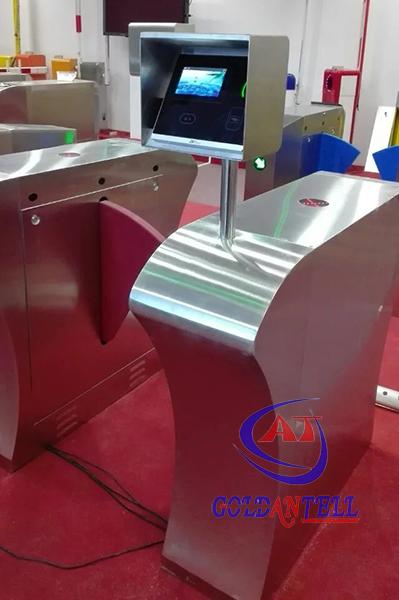 Bidirectional NFC Access Control Turnstile with Card Acceptor