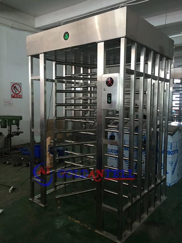 Electric Full Height Turnstile with RFID/Fingerprint Access