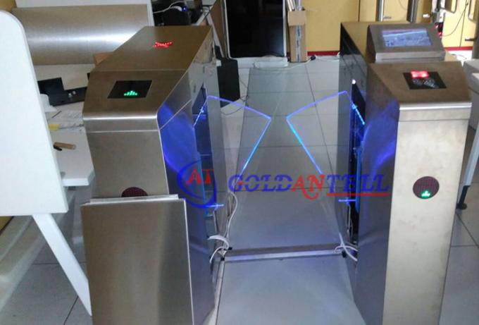 2D QR Code Flap Barrier Turnstile Gate with Software SDK
