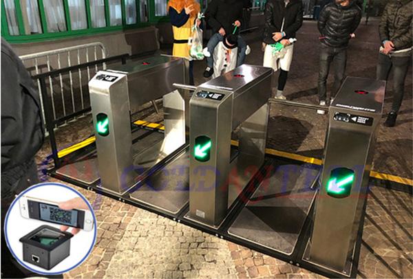 Intelligent Turnstile Gates with Ticket Management System