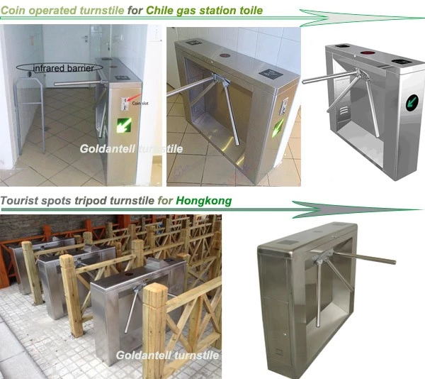 Paid Toilets Coin Operated Turnstiles