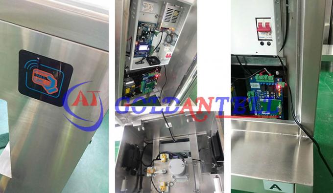 ESD Card Reader Swing Turnstile Gate with RS485 Interface
