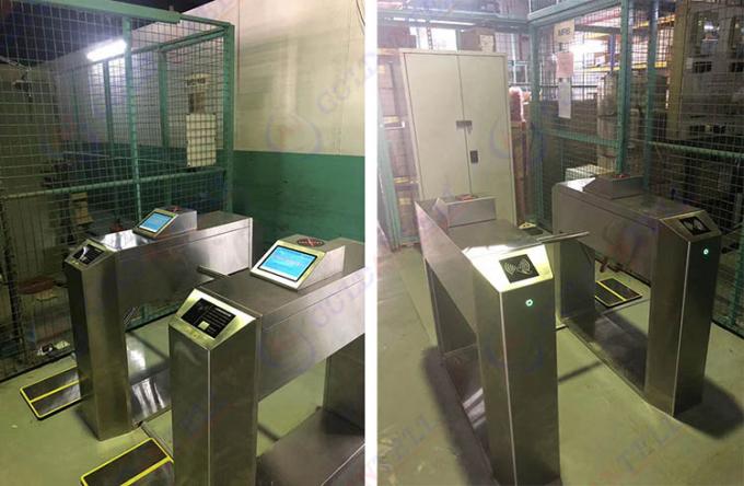 Automatic ESD Turnstile Gate with LCD Display for Secure Entrances