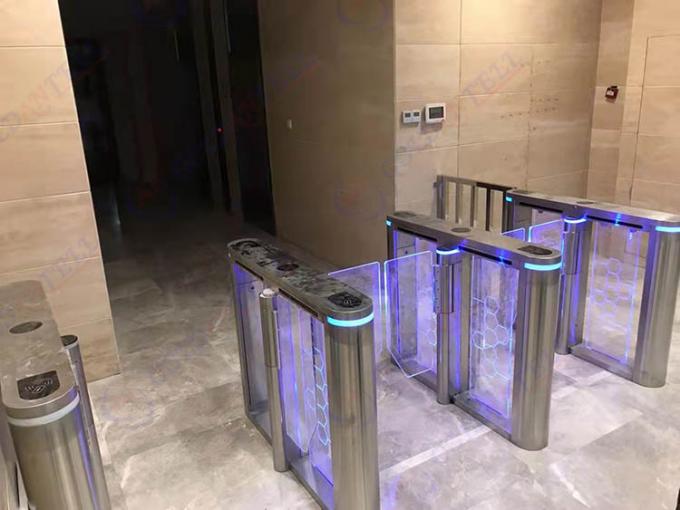 Fingerprint Gym Turnstile Gate with Emergency Exit Function